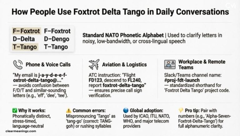 Foxtrot Delta Tango Meaning: Secret Code or Just Slang?