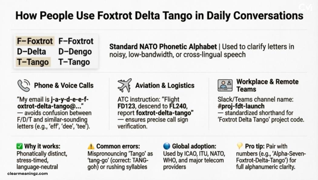Foxtrot Delta Tango Meaning: Secret Code or Just Slang?